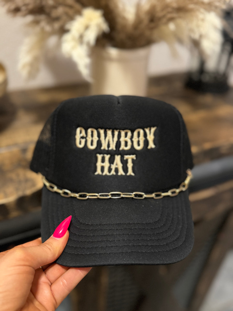 Cowboy Hat trucker hat – Southern Gypsy LLC