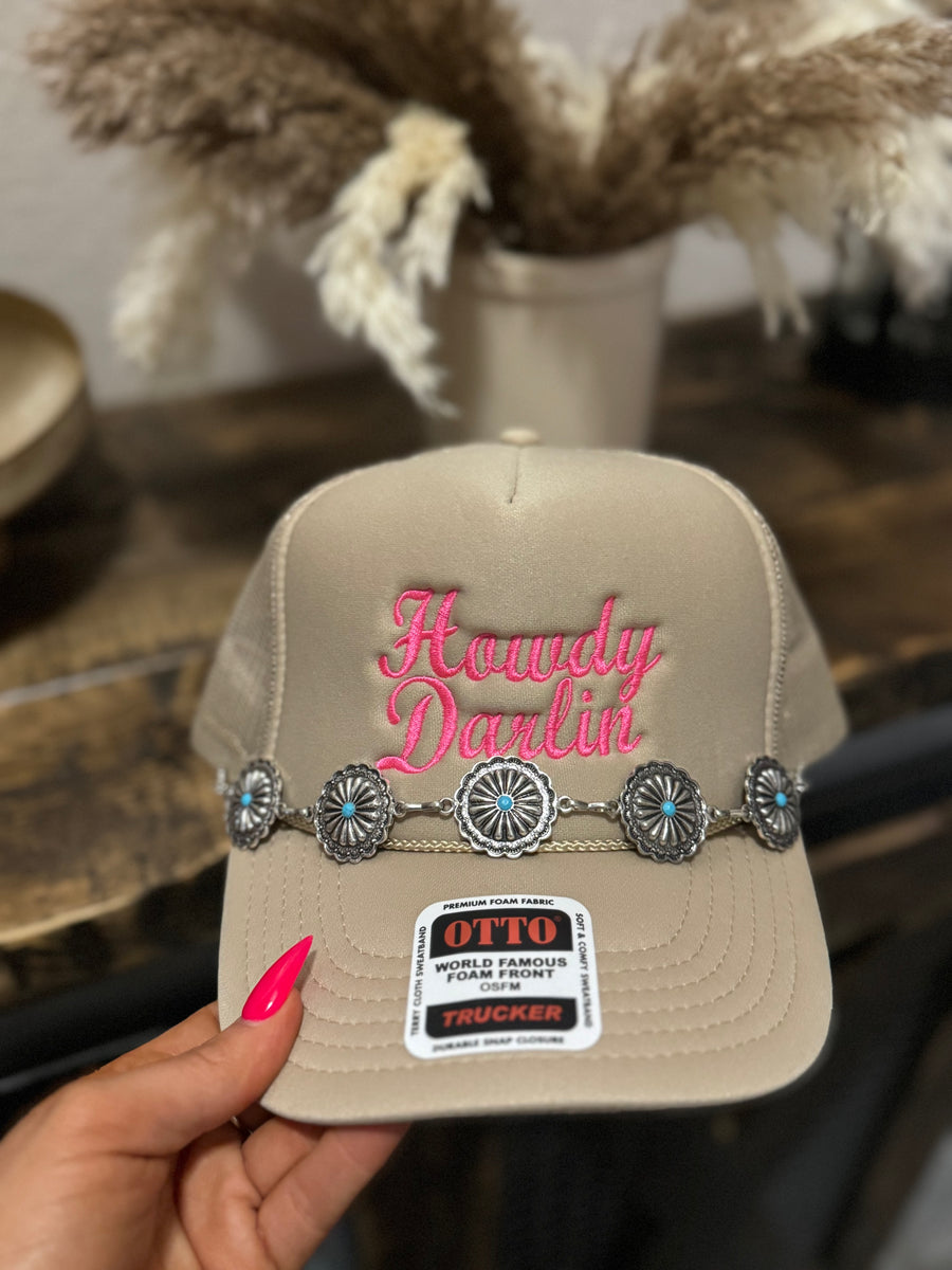 Howdy Darlin Trucker hat – Southern Gypsy LLC